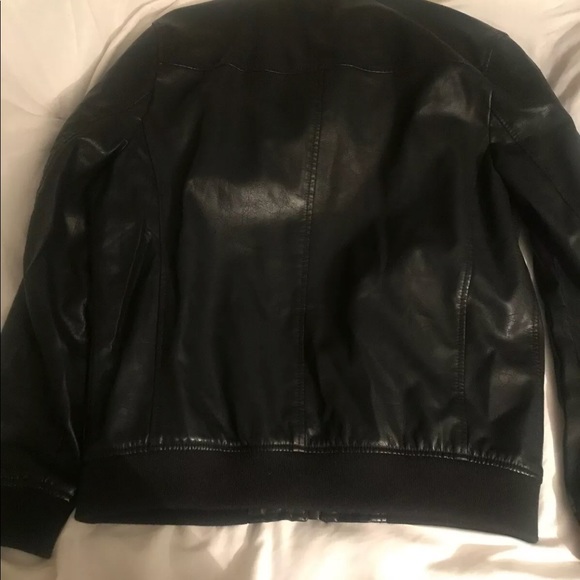 Express | Jackets & Coats | Express Mens Leather Jacket M | Poshmark